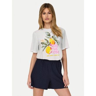 Only T-Shirt Bilins 15320615 Wei&szlig; Regular Fit