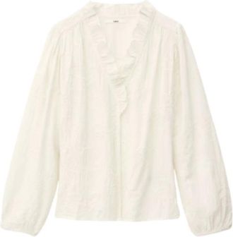 BA&SH Femme, Blouses et Chemises, Beige, Taille: 38 FR Shirt Petty - Taille: 0,Couleur: Ecru