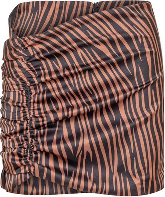 Nineminutes Femme, Jupes, Multicolore, Taille: 38 FR Ruched Mini Skirt