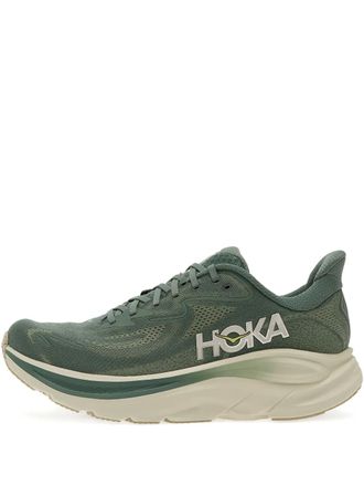 Hoka One One baskets Clifton 10 à logo imprimé - Vert