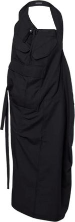 Junya Watanabe Femme, Robes, Noir, Taille: 40 FR Pockets Asymmetric Dress