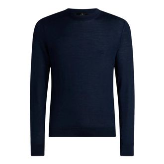 Etro Round-Neck Strickwaren - - Knitwear - Herren - Blau - 2XL