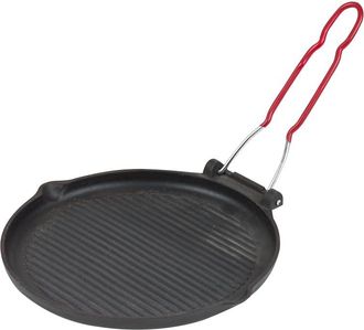 Invicta 32710 Grillpfanne aus Gusseisen, Metall, Schwarz, 23