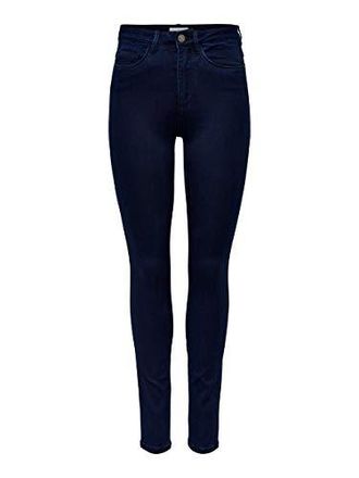 Only Only Royal High Skinny Pim101 Noos, Jeans Femme, Bleu (Dark Blue Denim Dark Blue Denim), 34/L32 (Taille fabricant: X-Small)