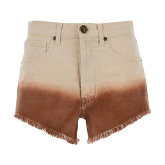 Alanui Shades Of Eden Denim Shorts - - Shorts - Damen - Mehrfarbig - W25