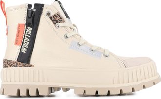 Palladium Damen Pallashock BackzipAnkle Boot, Mandelmilch, 43 EU