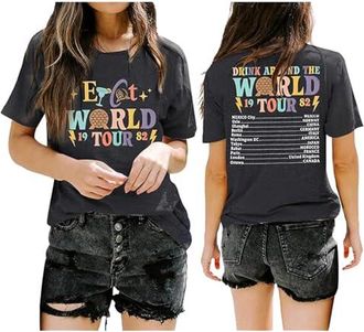 Generic T Shirt Femme Oversize Tr&egrave;s Large Teeshirt Coton Col Rond T-Shirt Manches Courtes Chic Imprim&eacute; D&eacute;contract&eacute; Grande Taille Haut Femme Ete