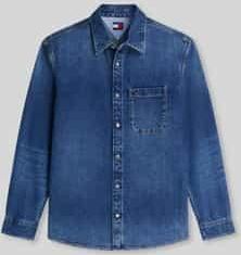 Tommy Jeans Regular Fit Jeanshemd aus reiner Baumwolle