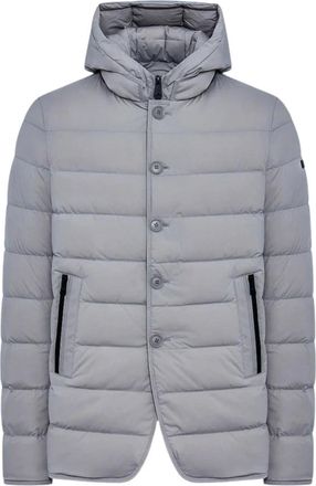 Duno Homme, Vestes, Gris, Taille: L Doudoune Courte Grise