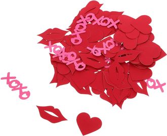 NUOBESTY Hochzeitskonfetti Papierherzen Valentinstagskonfetti Streukonfetti Tischdeko Partydekoration Leicht und Sicher f&uuml;r Hochzeit Junggesellinnenabschied