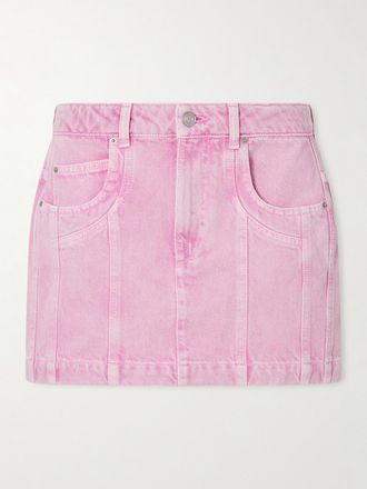 Isabel Marant Mini-jupe En Jean Juana - Rose