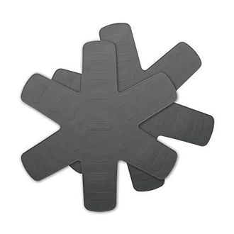 Berndes Silikon-Pfannenschutz-Set, 2 St&uuml;ck, grau, 002010, 40 cm Durchmesser, hitzebest&auml;ndig