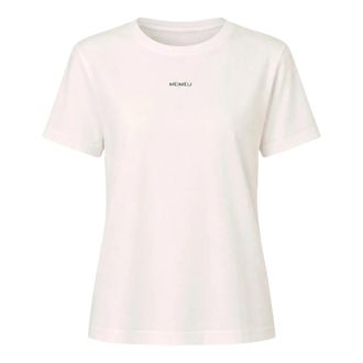Meimeij Rundhals-T-Shirt - - Tops - Damen - Wei&szlig; - XS