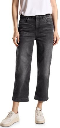 Street One Damen A377758 Jeans Straight Leg, Authentic Grey wash, 25