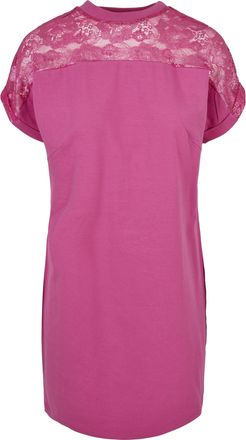 Urban Classics Damen Ladies Lace Tee Dress brightviolet, 3XL