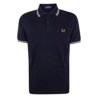 Fred Perry Homme, Tops, Noir, Taille: M Polo Twin Tipped