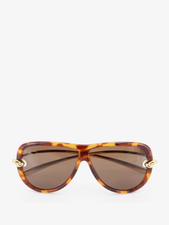 Bottega Veneta Knot Aviator Acetate Sunglasses - BOTTEGA VENETA - gender_Woman