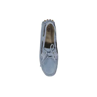 Brunello Cucinelli Leather Moccasin - Blue