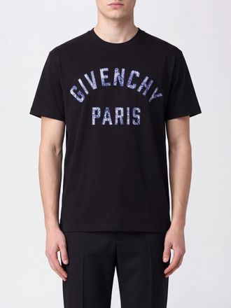 Givenchy Baumwoll-T-Shirt mit Rundhalsausschnitt und Logo-Print von