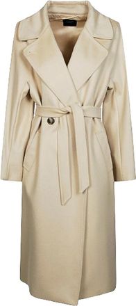 Max Mara Knielanger Mantel - Creme