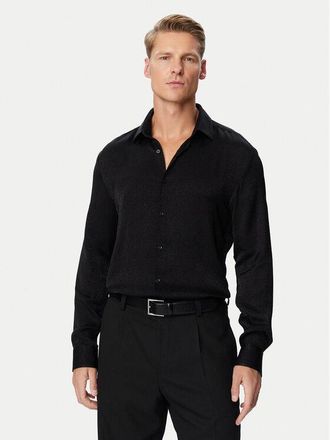 HUGO BOSS Hemd Kenno 50570331 Schwarz Slim Fit