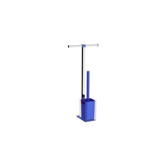 Gedy RA320500000 RAINBOW Columna Portarrollo+Escobillero Azul - ref: RA320500000