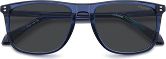 Polaroid unisex, Accessoires, Bleu, Taille: 55 MM PLD 4202/S/X Lunettes de soleil