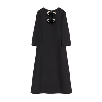 Valentino Garavani Abito midi con strass - - Dresses - Damen - Schwarzk - M