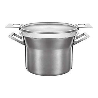 Castey HOHER KASSEROLLE Artic TRIMETAL MIT Deckel 30 cm