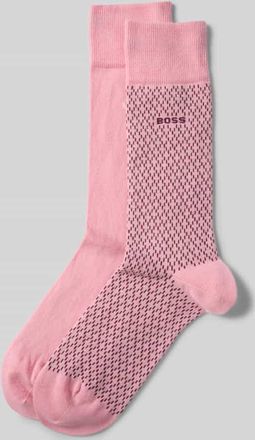HUGO BOSS Socken mit Label-Detail im 2er-Pack