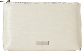 Benetton Damen Portadocumenti 62y9dy080 Reisezubehör-Brieftasche, Weiß