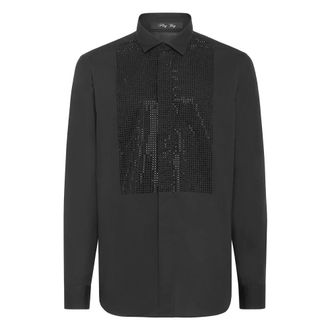 Philipp Plein Playboy Cut Shirt - - Shirts - Herren - Schwarzk - S