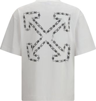 Off-white Chain Araldic T-Shirt - White