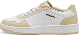 Puma Damen Court Classy Turnschuhe, Puma White Cashew Puma Gold, 40 EU