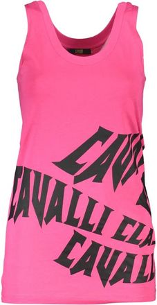 Cavalli Femme, Tops, Rose, Taille: 36 FR Tank Top