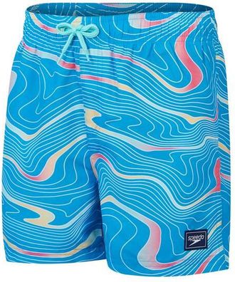 Speedo Kinder Badebermuda DIGI PRT 13 WSHT JM BLUE/ORANGE