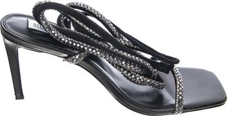 Steve Madden Femme, Chaussures, Noir, Taille: 38 1/2 EU Sandales Plates
