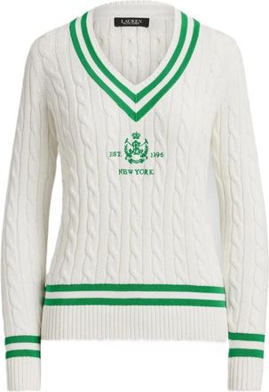 Ralph Lauren Femme, Pulls, Blanc, Taille: 42 FR Meren Long Sleeve Pullover