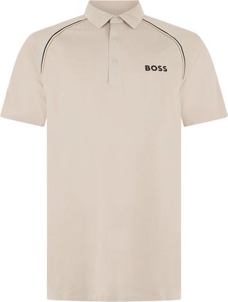 HUGO BOSS Polo-Shirt mit Aktiv-Passform und Geruchskontrolle - - Tops - Herren - Beige - L