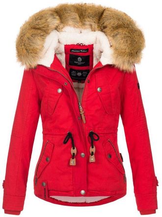 Navahoo Winterjacke Pearl mit warmem Teddyfell