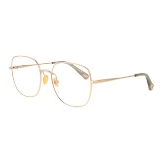 Chlo&eacute; Geometric Eyeglasses - Femme - Accessoires - Jaune - Taille: 56 MM