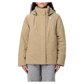 K-Way Marlette Twill Soft Beaver - Femme - Vestes - Beige - Taille: 40 FR
