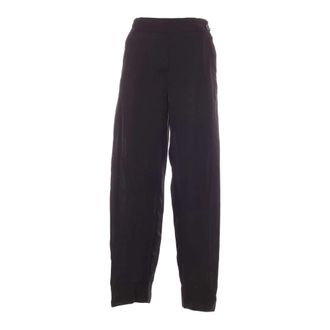 DKNY Schwarze Weite Hose - - Trousers - Damen - Schwarzk - M