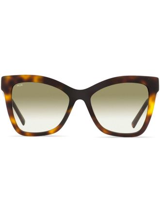 MCM lunettes de soleil 712S &agrave; monture papillon - Marron
