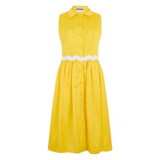 Moschino Hemdkleid - - Dresses - Damen - Gelb - L
