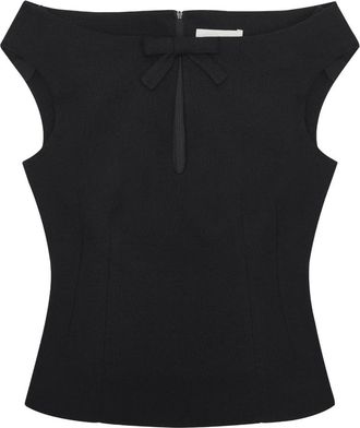 Shushu/Tong Shushu/Tong, Femme, Tops, Noir, Taille: 38 FR Haut Court &Eacute;paules D&eacute;nud&eacute;es
