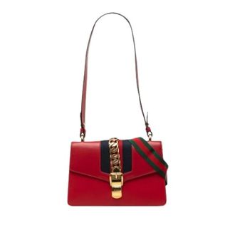 Gucci Pre-owned Sylvie Schultertasche - - Pre-owned - Damen - Rot - ONE SIZE