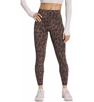 adidas Optime Power Leopard 7/8 W - Leggings Fitness - Damen