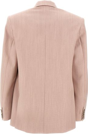 Stella McCartney Double-Breasted Wool Blazer - Pink