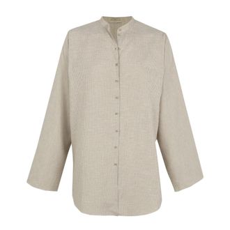 Cortana Tilo- grau-braun gestreiftes Hemd - - Blouses & Shirts - Damen - Braun - XS